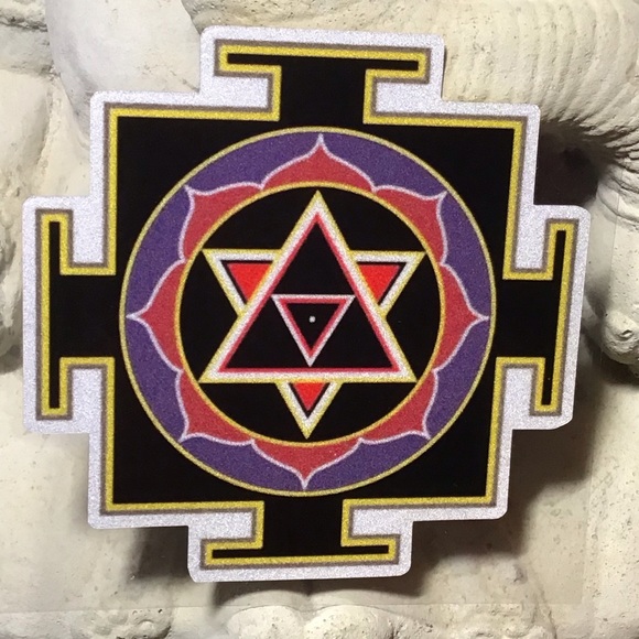 Accessories | Hindu Goddess Lakshmi Yantra Vinyl Sticker | Poshmark